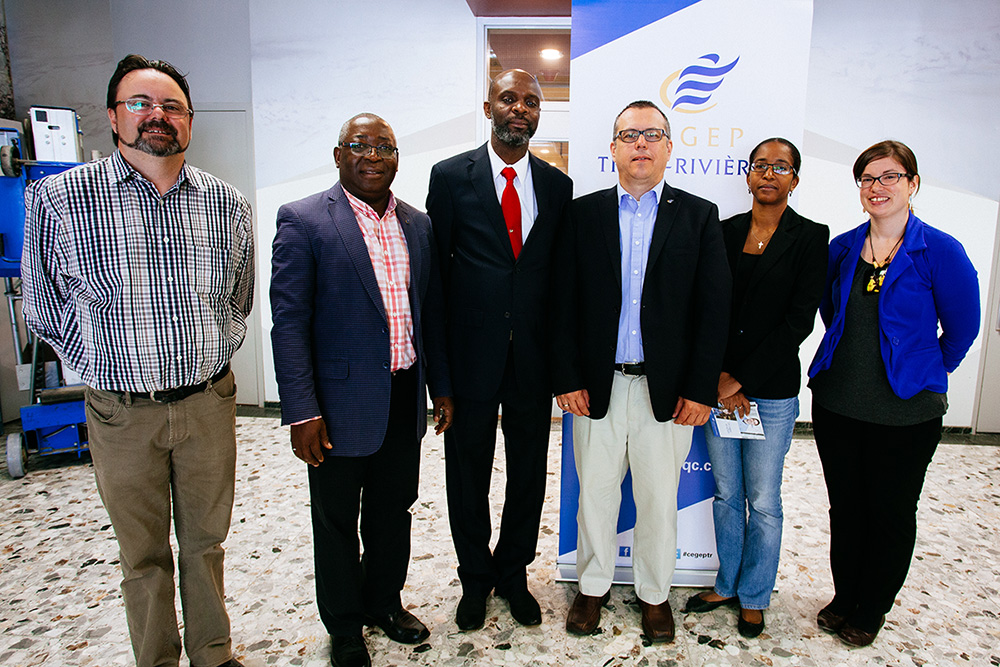Une délégation haïtienne en formation au Cégep de Trois-Rivières ...