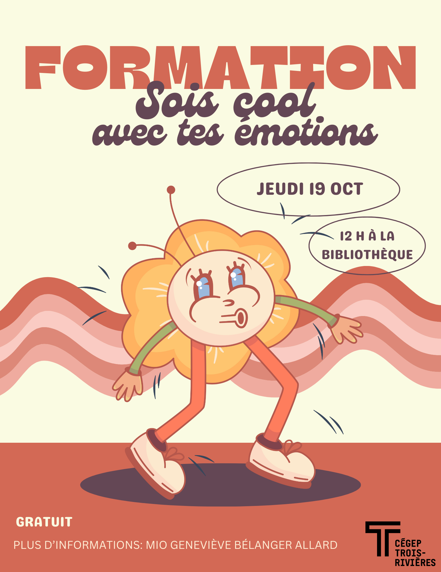 Atelier « Sois cool avec tes émotions » - Cégep de Trois-Rivières